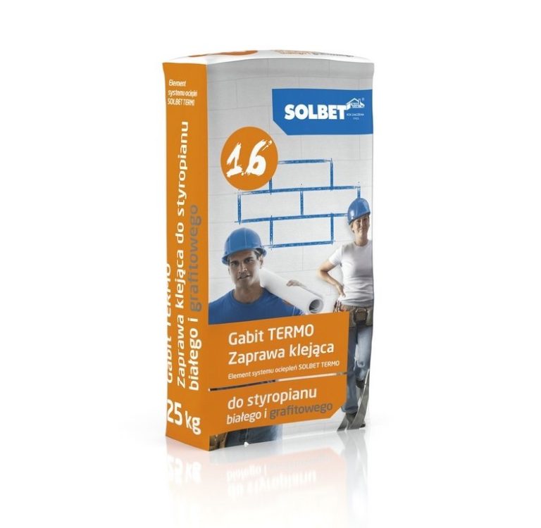 Gabit TERMO 1.6 - klej, zaprawa klejąca do styropianu